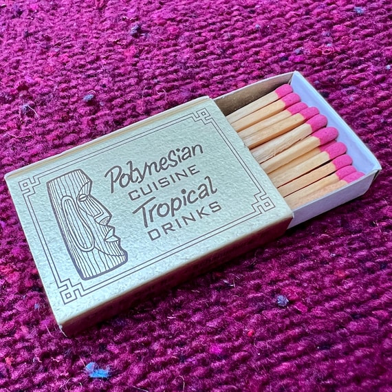 Vintage Chicago Matchbox Vintage Tiki Bar Restaurant - Etsy