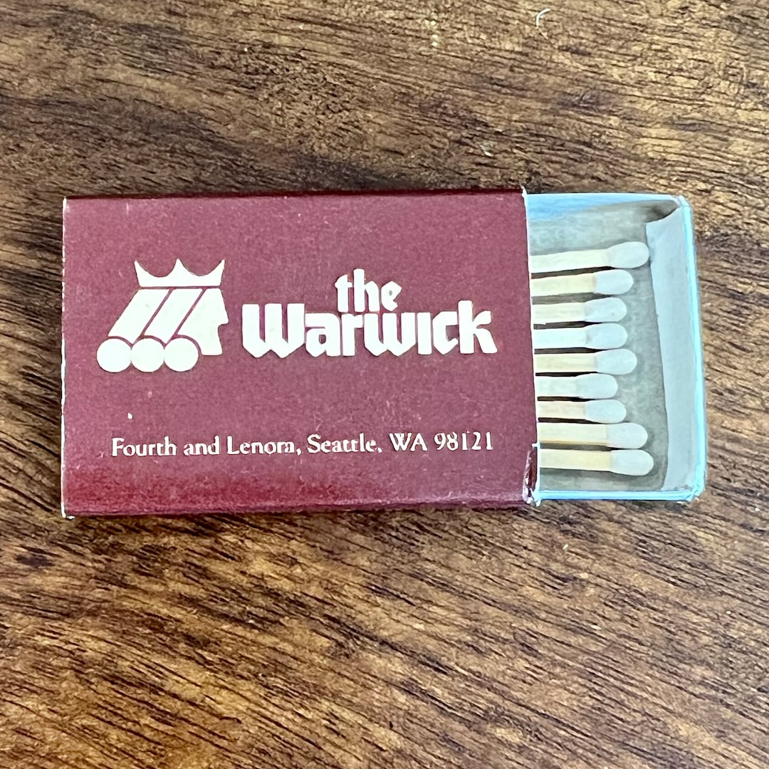 Vintage Seattle Matchbox - Vintage Hotel Restaurant Matches - the ...