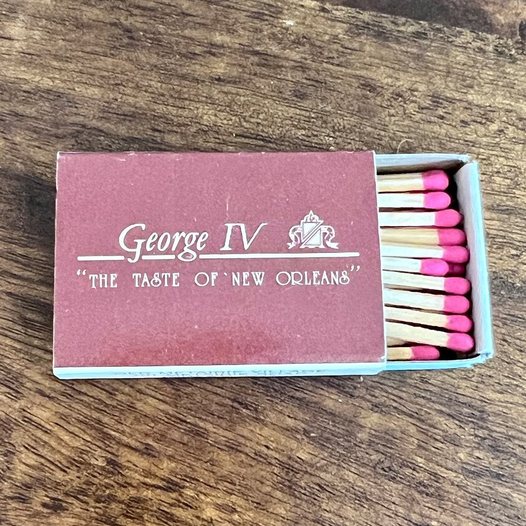 GEORGE IV RESTAURANT - Vintage New Orleans Matchbox - Vintage ...