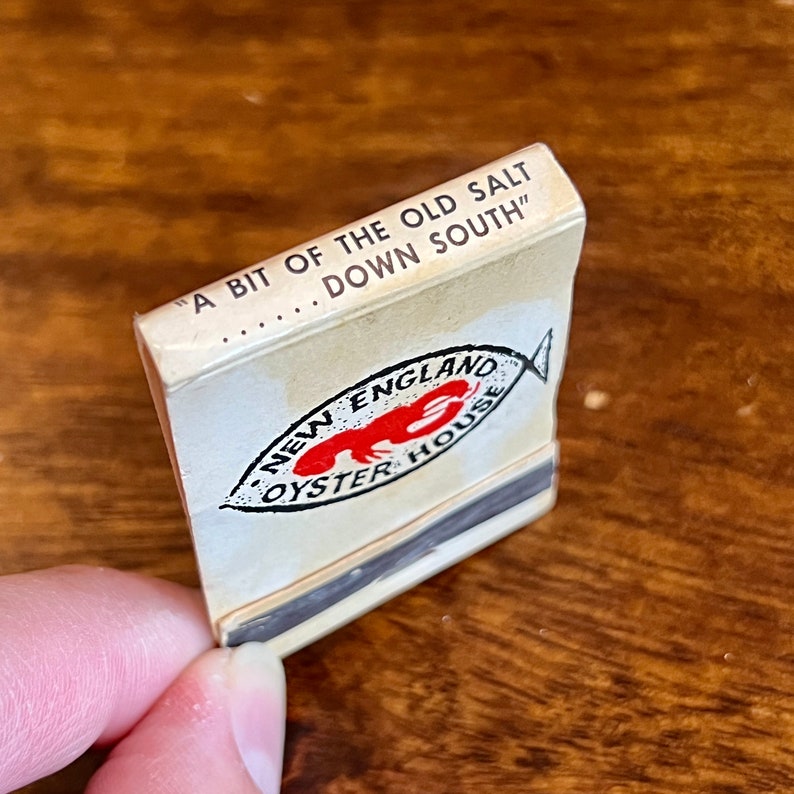 Vintage Florida Matchbook - Vintage Seafood Restaurant Matches - NEW ...