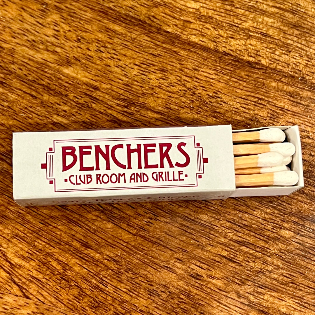 Vintage Chicago Matchbox - Vintage Restaurant Matches - BENCHERS ...
