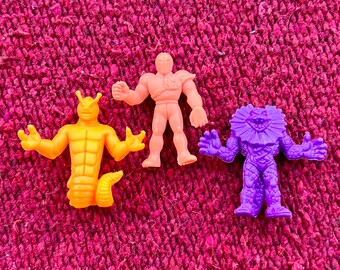 Vintage M.U.S.C.L.E. Men Action Figures Set of 3 Vintage - Etsy