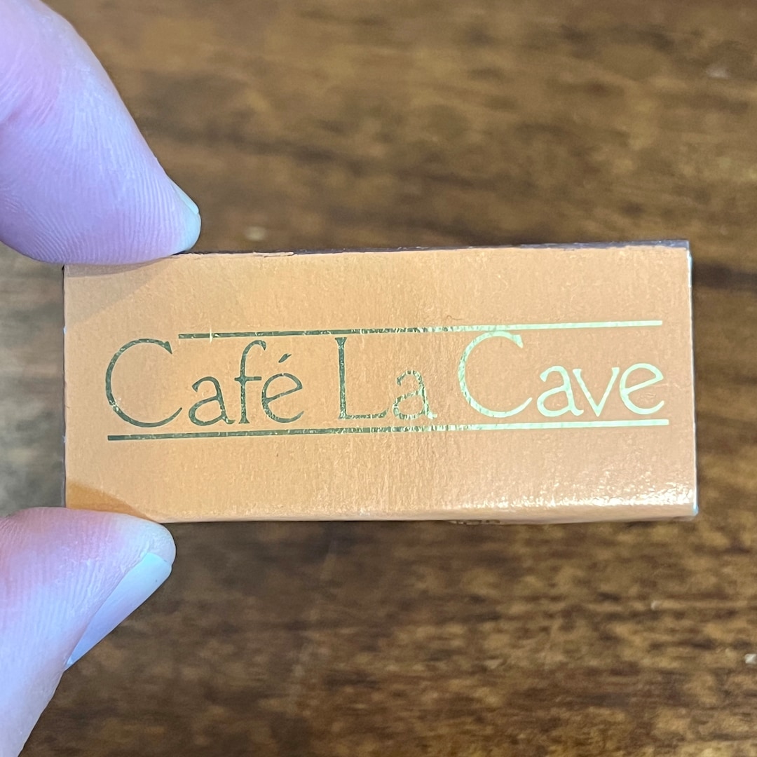 Vintage Chicagoland Matchbox - Vintage Restaurant Matches - CAFE LA ...