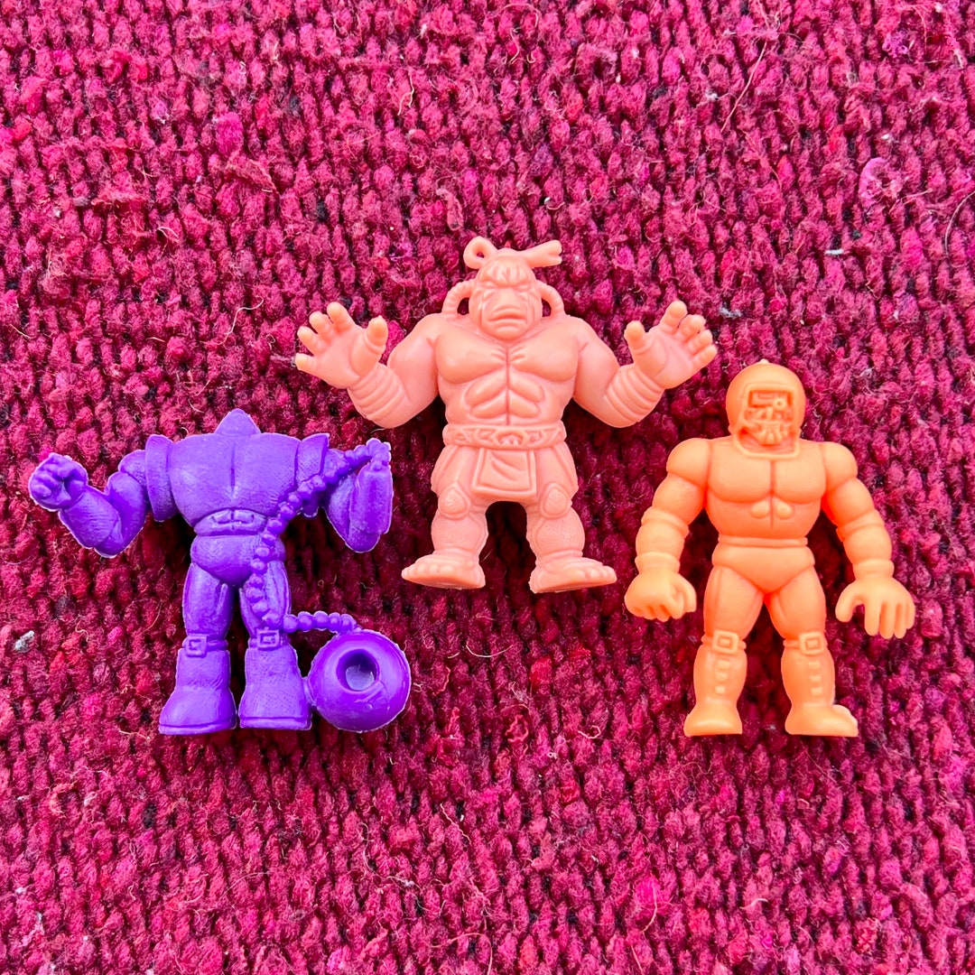 Vintage M.U.S.C.L.E. Men Action Figures - Set of 3 Vintage Wrestling ...