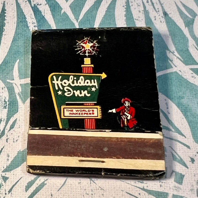Vintage Motel Matchbook - Holiday Inn, Holidex Matches - Antique Hotel ...