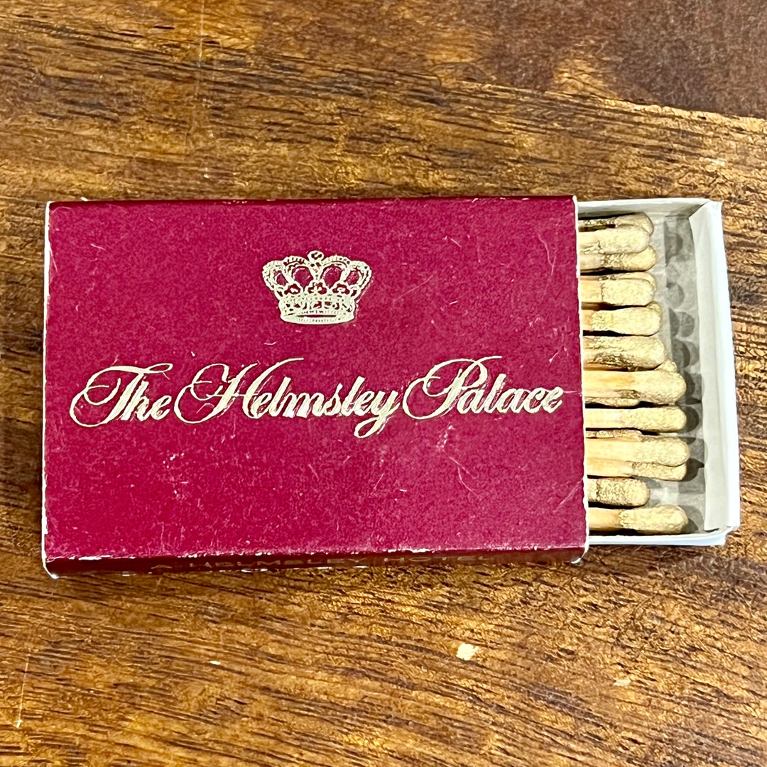 Vintage NYC Matchbox - Vintage Hotel Motel Matches - the HELMSLEY ...
