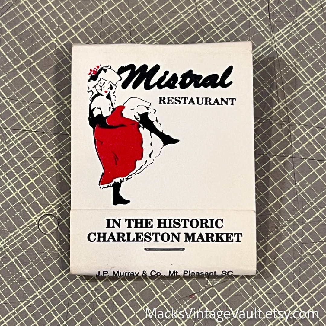 MISTRAL RESTAURANT, Charleston, South Carolina - Vintage South Carolina ...