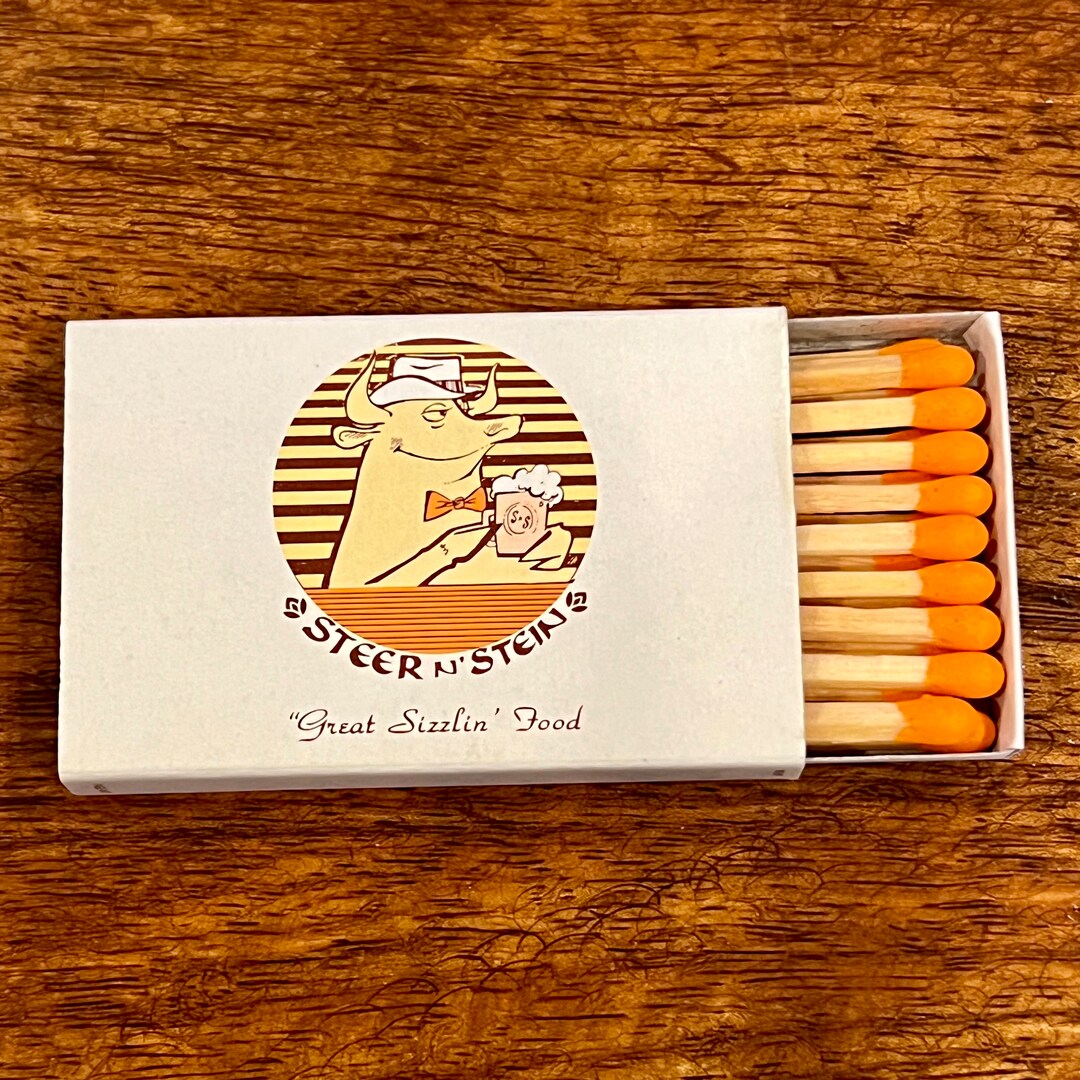 Vintage California Matchbox - Vintage Matches - STEER N STEIN ...