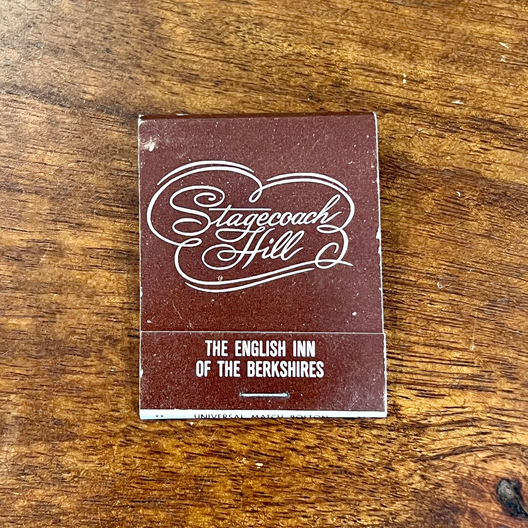 Vintage Massachusetts Matchbook - Vintage Hotel Restaurant Matches ...