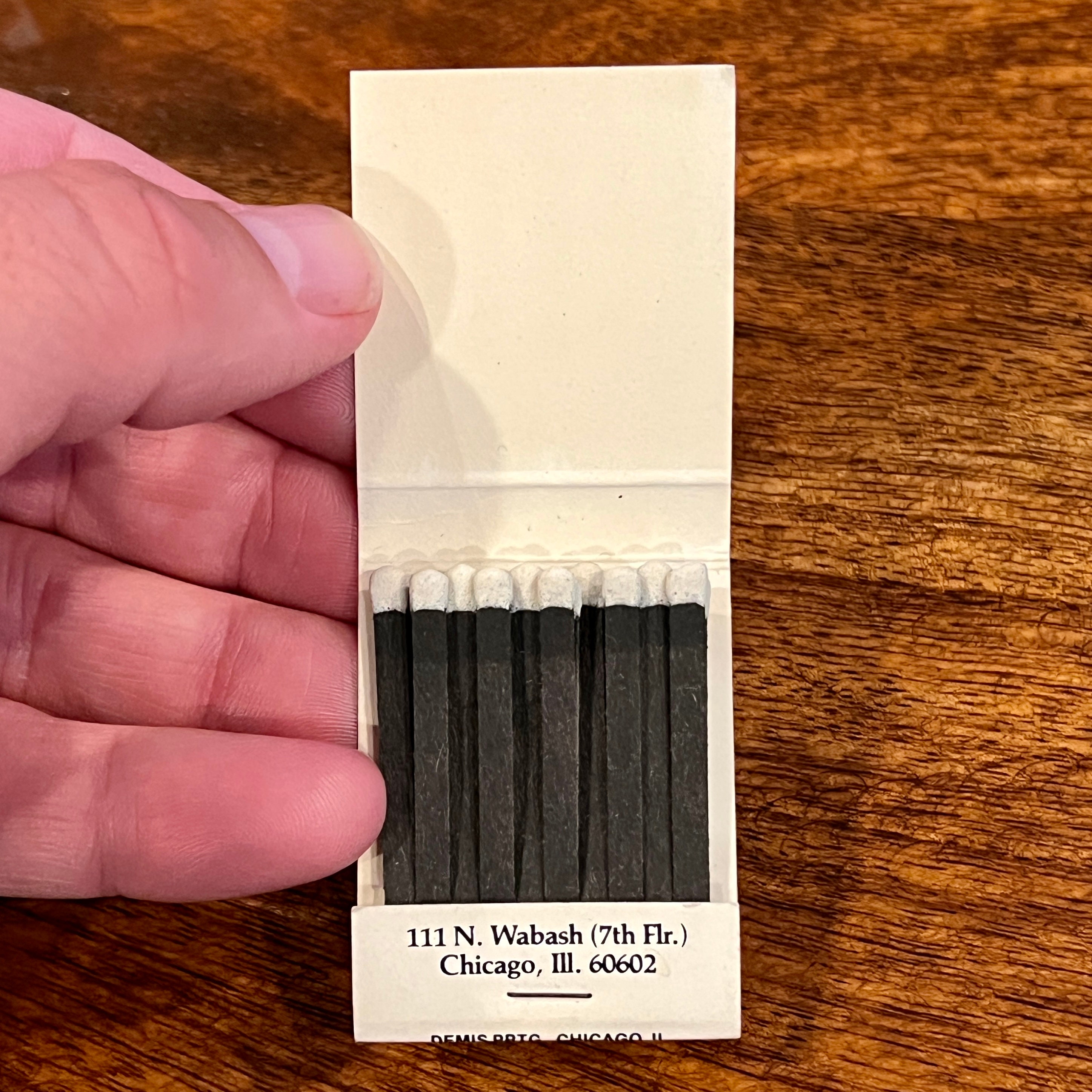 Vintage Chicago Matchbook Vintage Restaurant Matches - Etsy