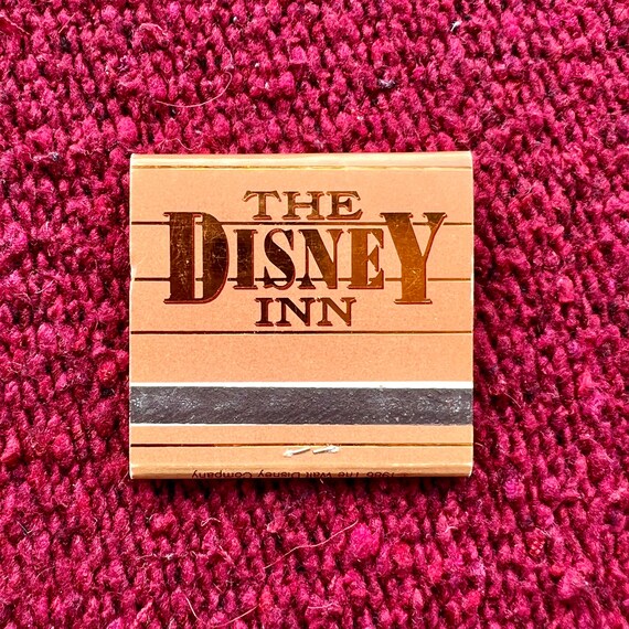Vintage Disney Matchbook Disney Inn Hotel Matches Walt - Etsy
