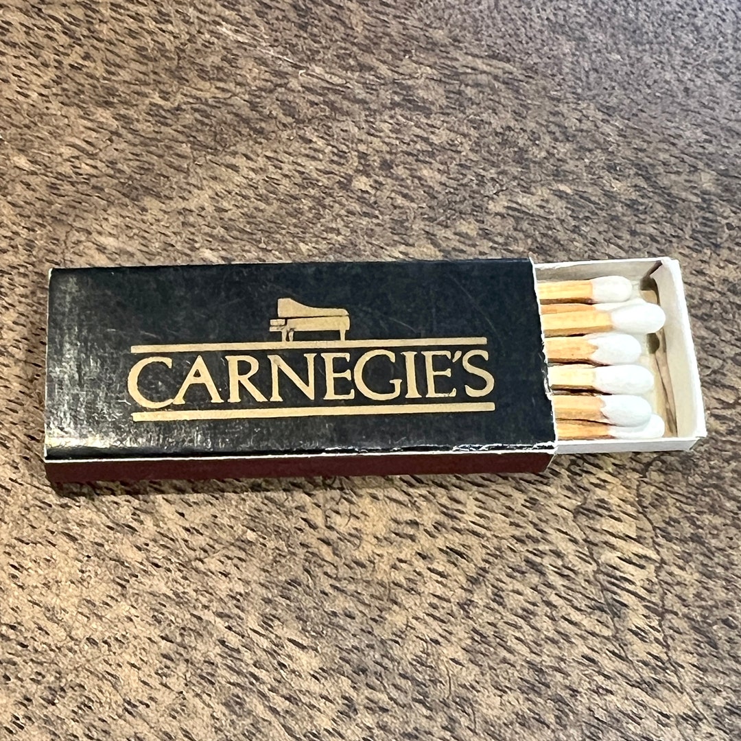 Vintage Illinois Matchbox - Vintage Restaurant, Bar Matches - Carnegie ...