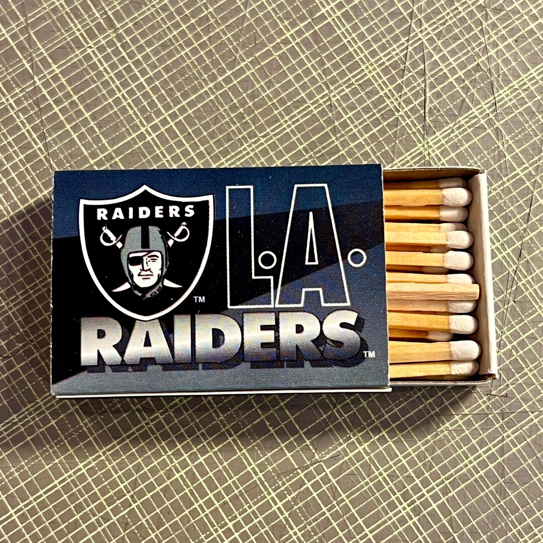 L.A. Raiders - Vintage NFL Football Matchbox - Vintage Matches - Sports ...