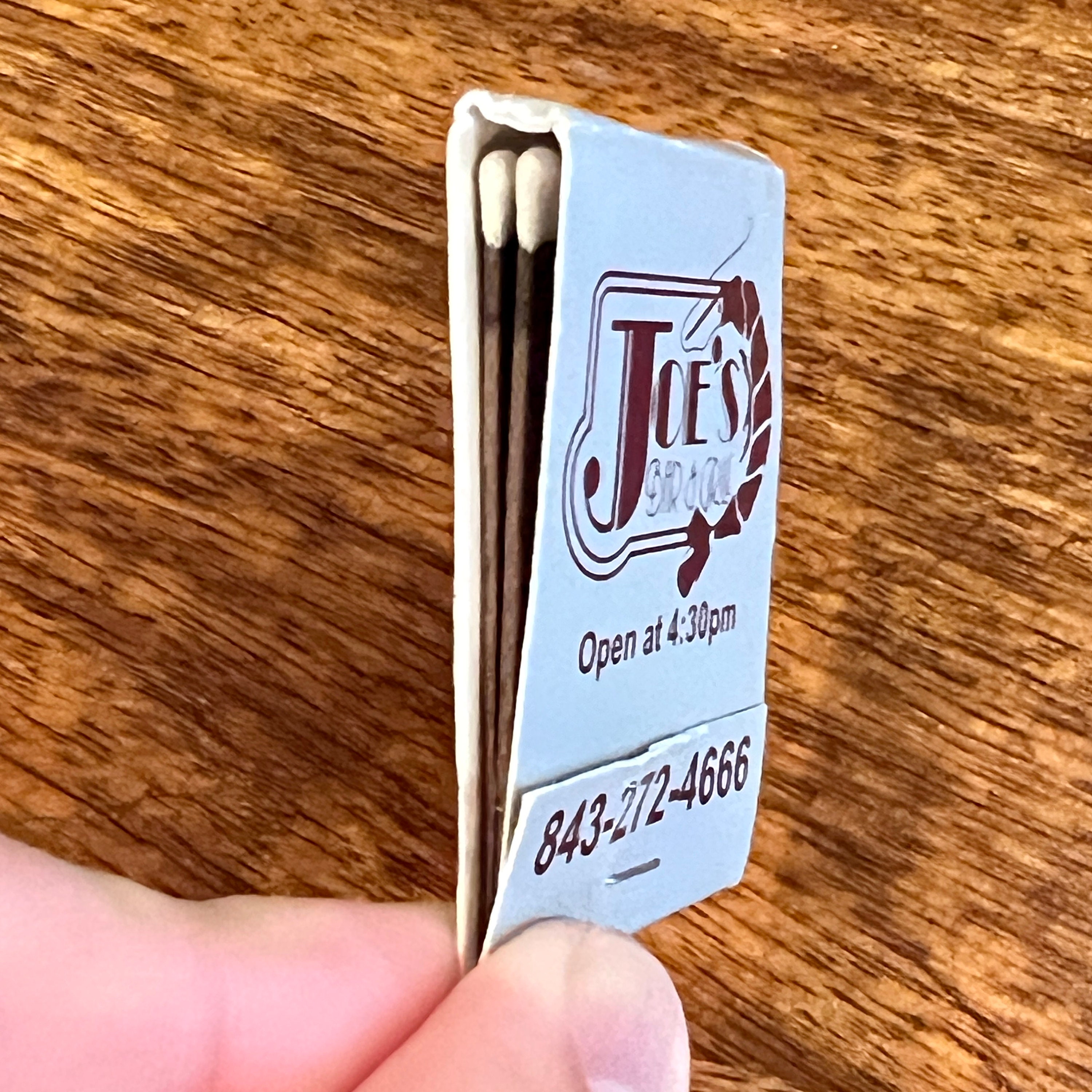 Vintage South Carolina Matchbox - Restaurant Bar Matches - Antique ...