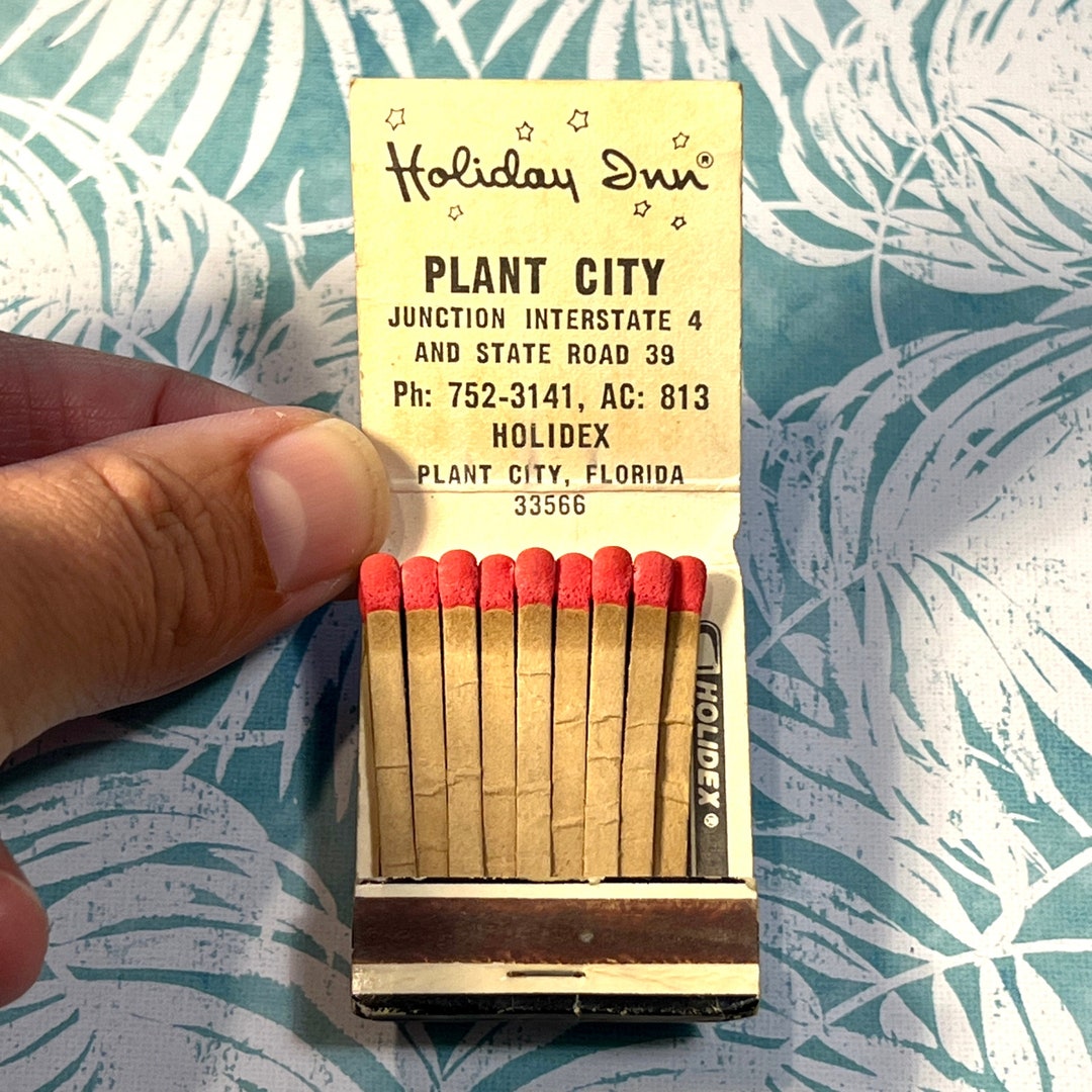 Vintage Motel Matchbook - Holiday Inn, Holidex Matches - Antique Hotel ...