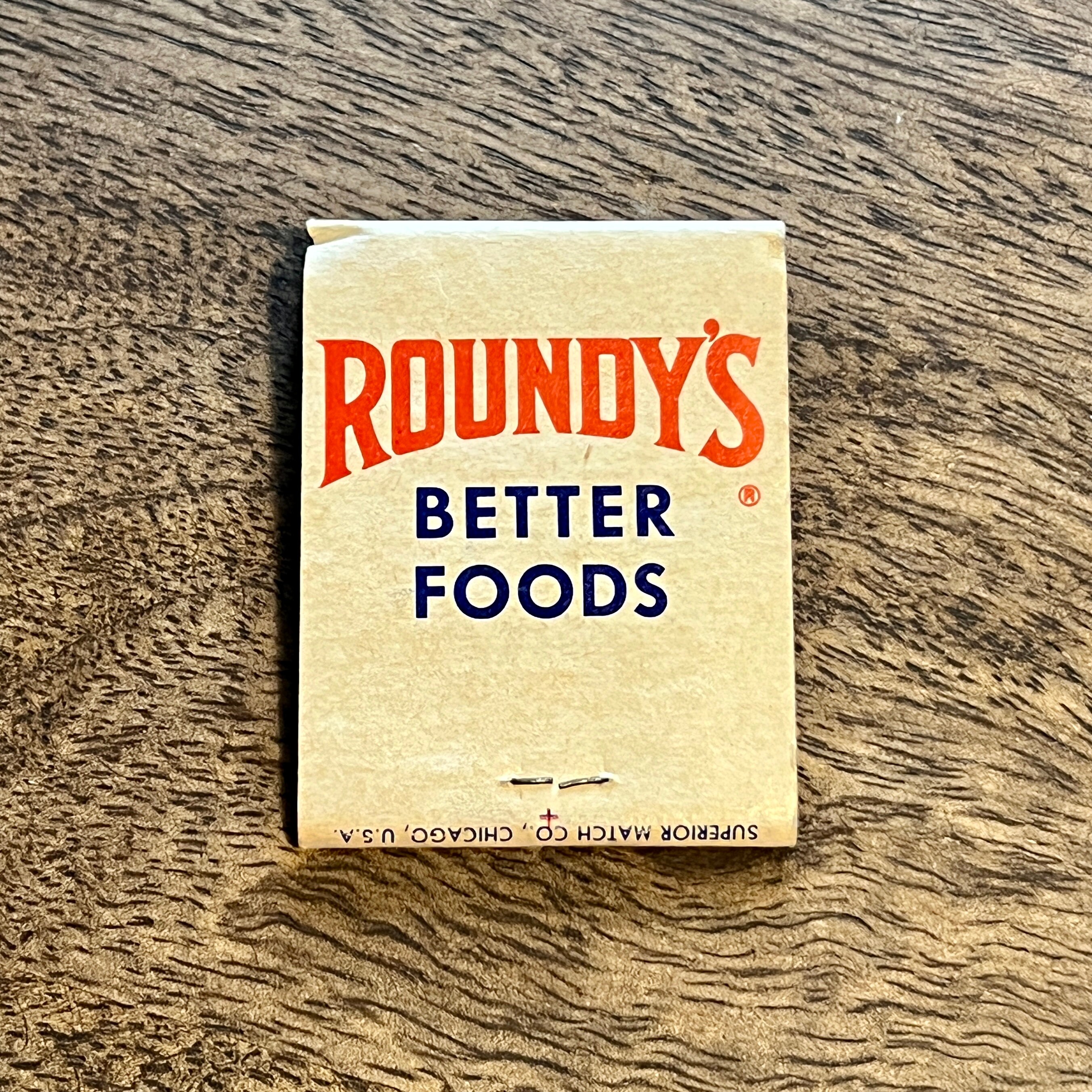 Vintage ROUNDY'S BETTER FOODS Matchbook Grocery Store - Etsy