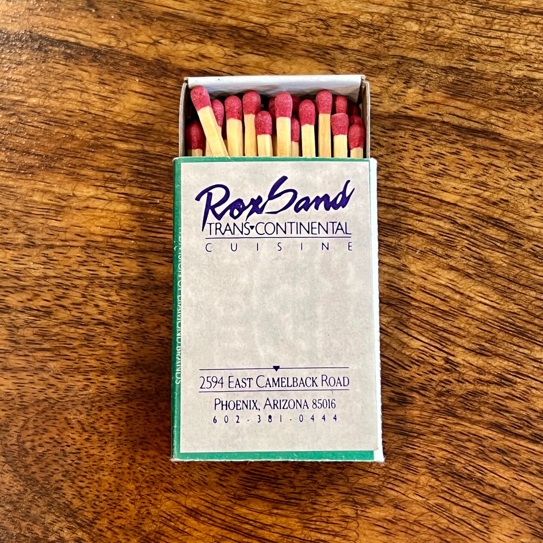 Vintage Phoenix Matchbox - Vintage Restaurant Matches - PANIOLO BAR ...