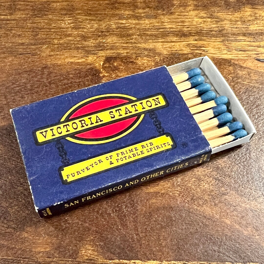 Vintage San Francisco Matchbox - Vintage Restaurant, Bar Matches ...