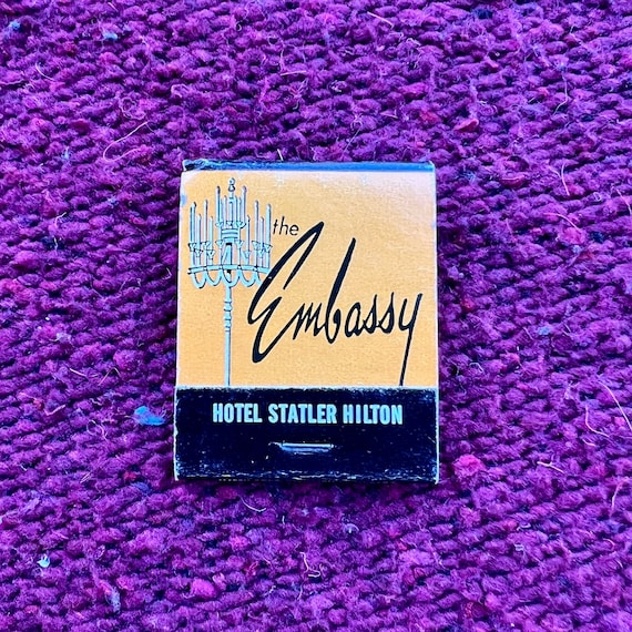 Vintage Dallas Matchbook Vintage Hotel Matches Hotel - Etsy