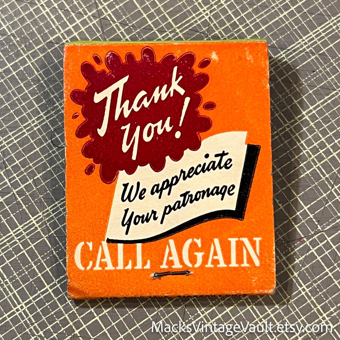 THOMPSON MOTEL, St. George, Utah - Vintage Matchbook, Hotel Motel ...