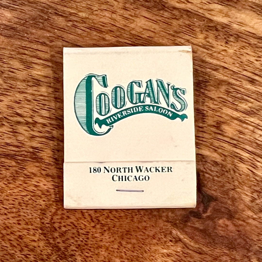 Vintage Chicago Matchbook - COOGAN'S RIVERSIDE SALOON Restaurant ...