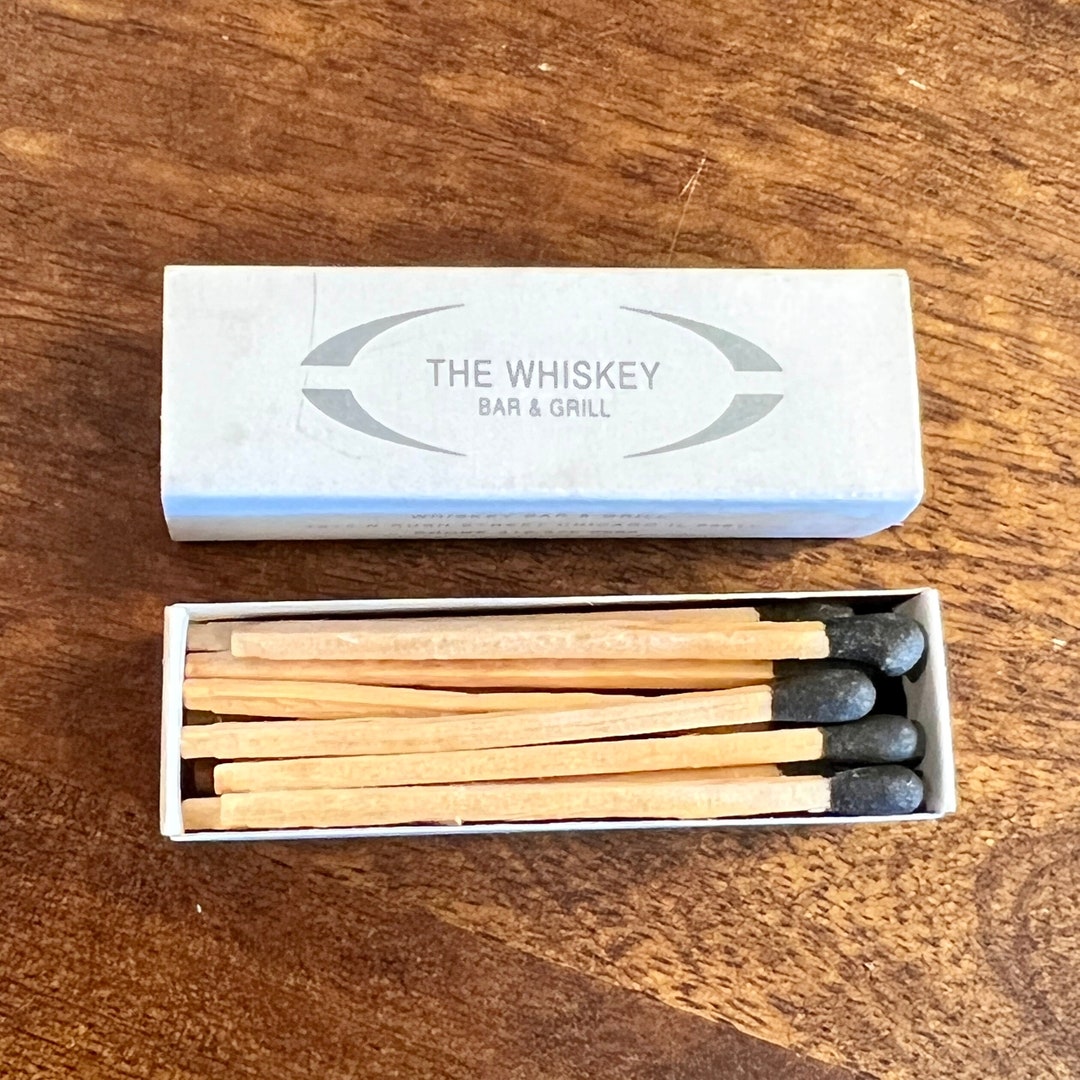 Vintage Chicago Matchbox - Vintage Restaurant Matches - THE WHISKEY ...