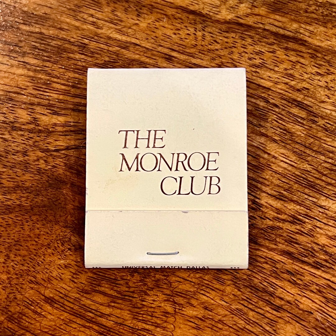 THE MONROE CLUB Chicago, Vintage Chicago Matchbook - Chicago Matches, Harris Bank Building - Etsy