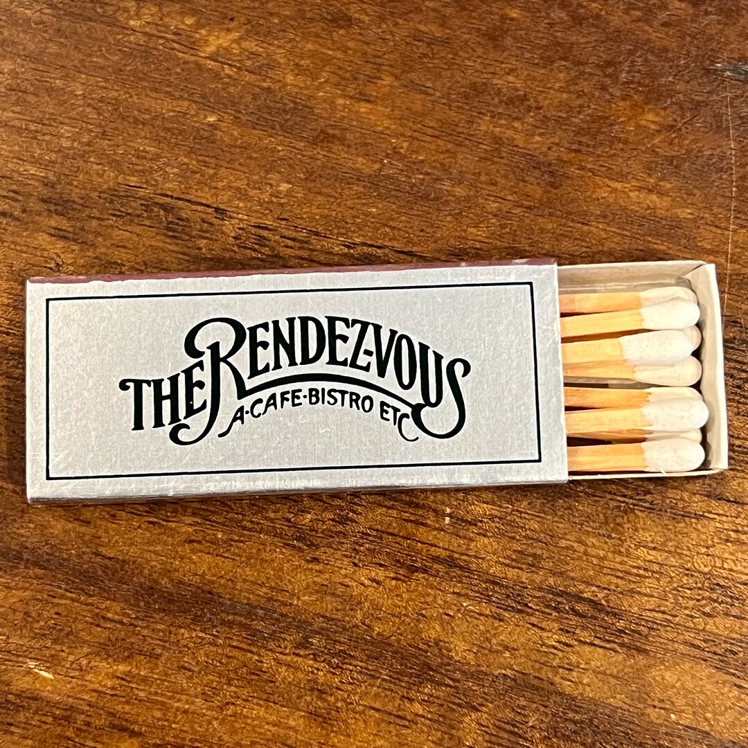 Vintage NYC Matchbox - Vintage Bar Matches - the RENDEZVOUS Cafe Bistro ...