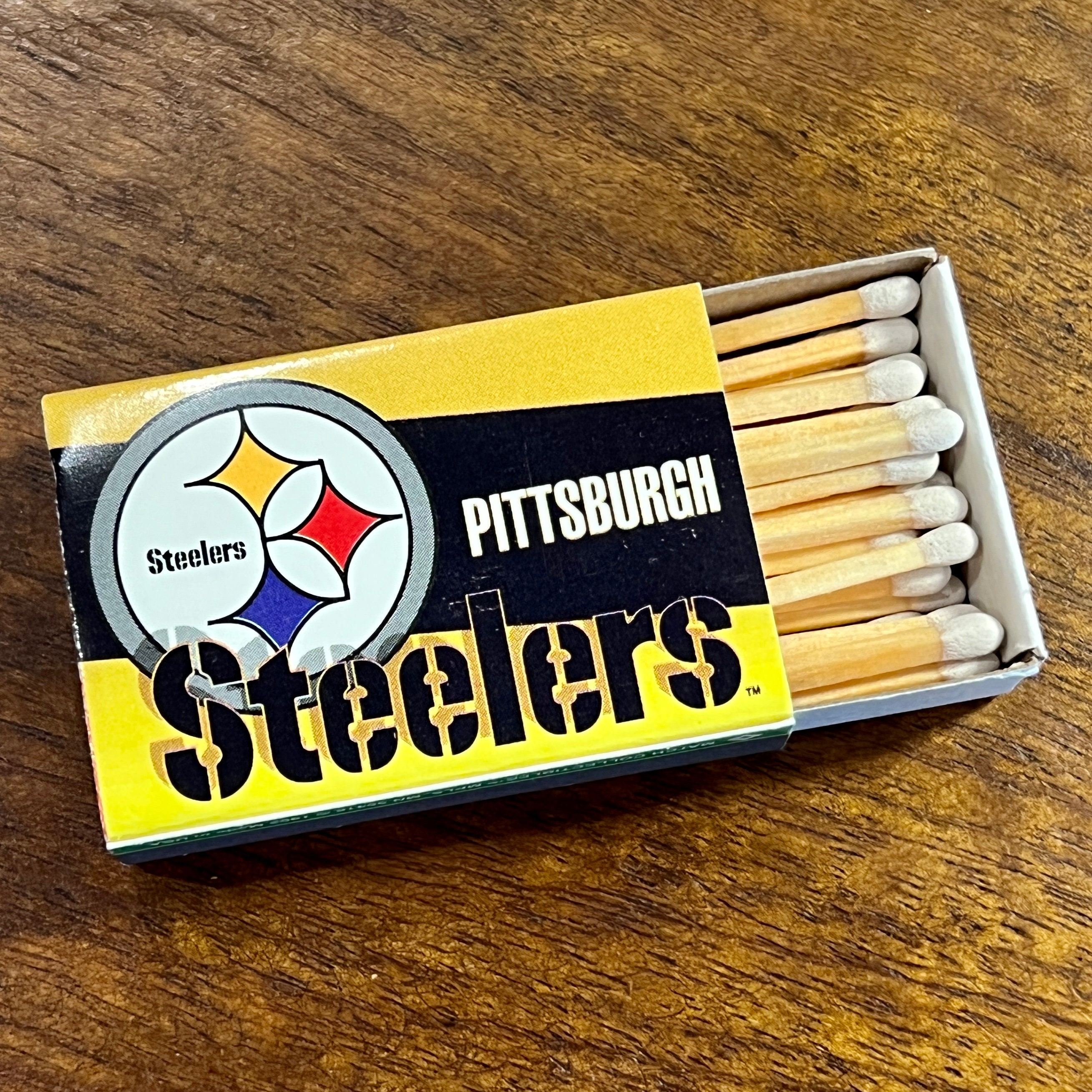 Pittsburgh Steelers Vintage NFL Football Matchbox Vintage Matches ...