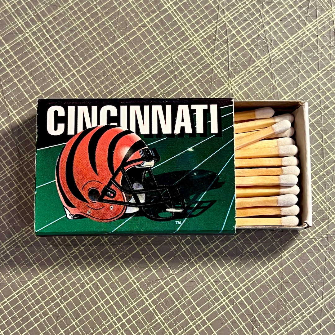 Cincinnati Bengals - Vintage NFL Football Matchbox - Vintage Matches ...