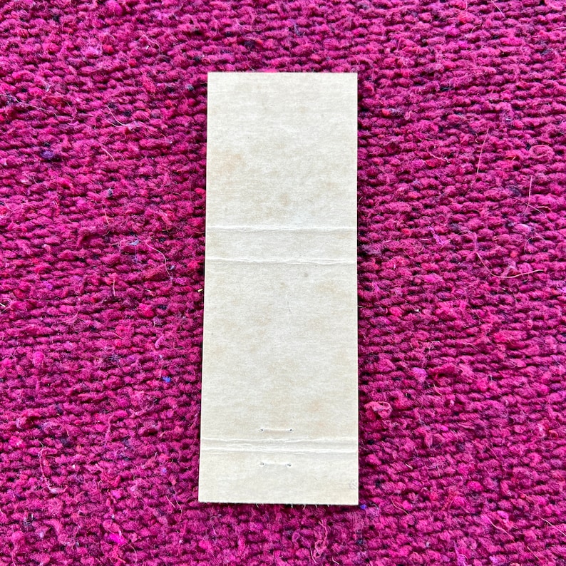 Vintage Tiki Bar Matchbook (flat/empty) - Vintage Bar Matches - the ...