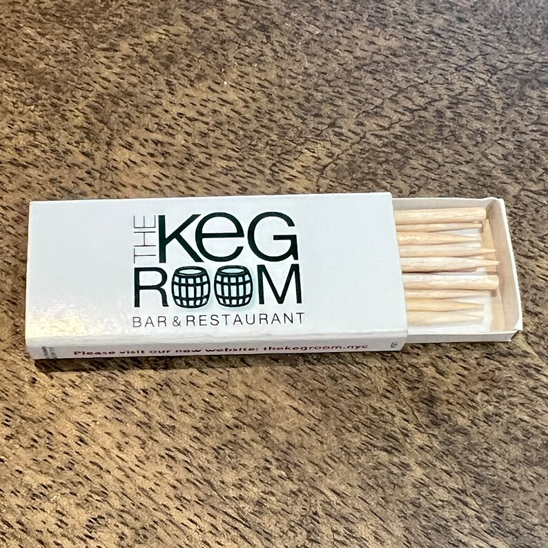 Vintage New York Toothpicks Box - Vintage Restaurant Collectible - the ...