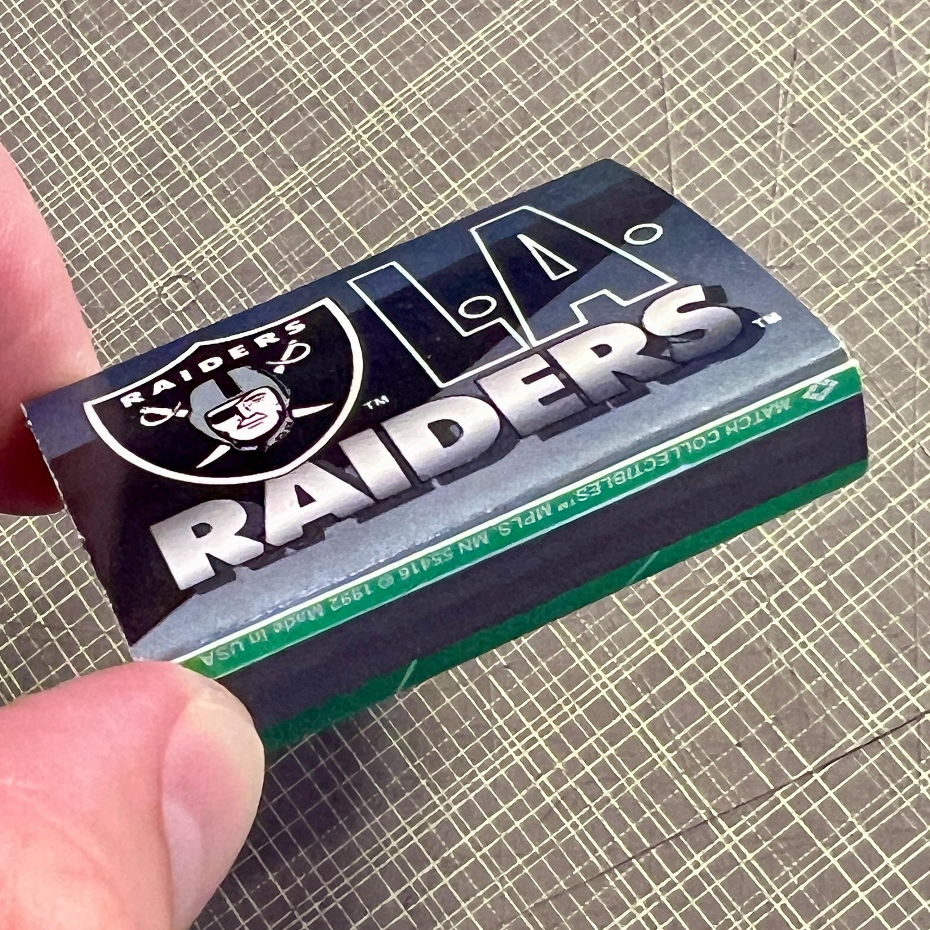 L.A. Raiders - Vintage NFL Football Matchbox - Vintage Matches - Sports ...