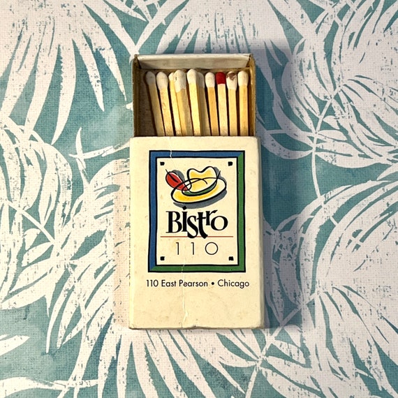 Vintage Chicago Matchbox Vintage Restaurant Matches Bistro - Etsy
