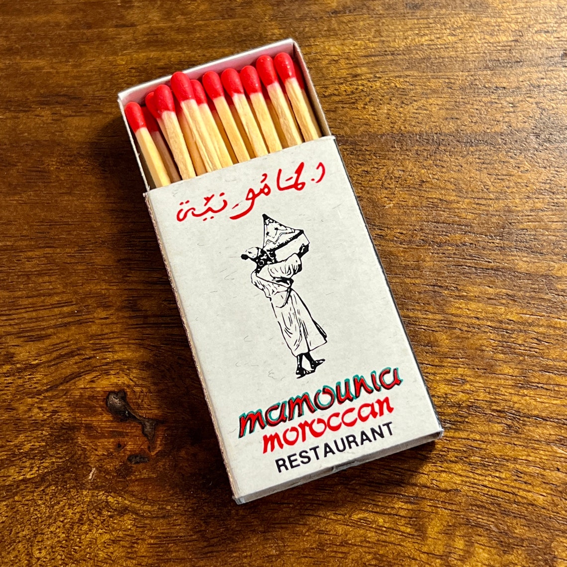 Vintage California Matchbox Vintage Moroccan Restaurant Matches San ...