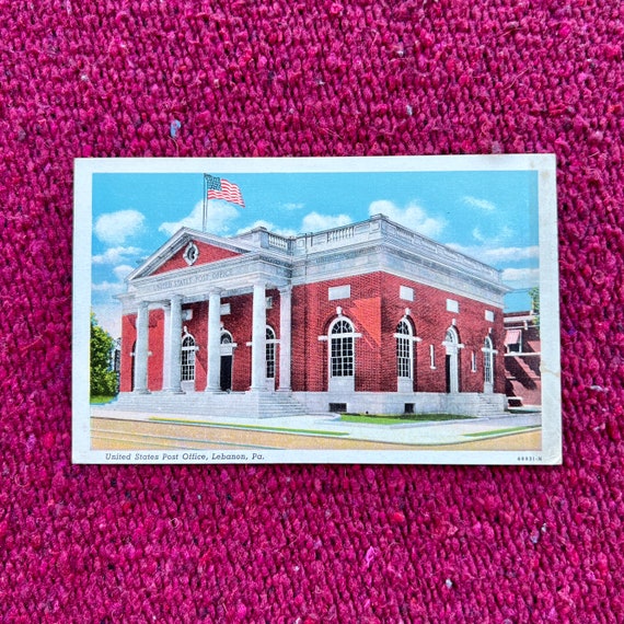 Vintage Pennsylvania Postcard unused United States Post - Etsy