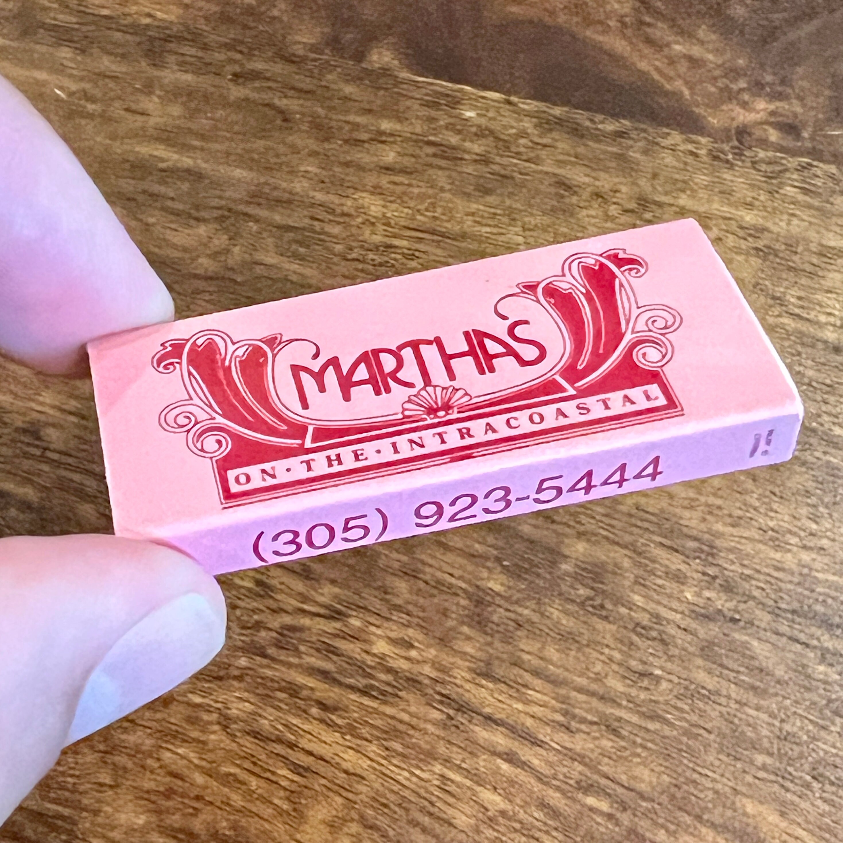 Vintage Florida Matchbox - Vintage Restaurant Bar Matches - MARTHA'S on ...