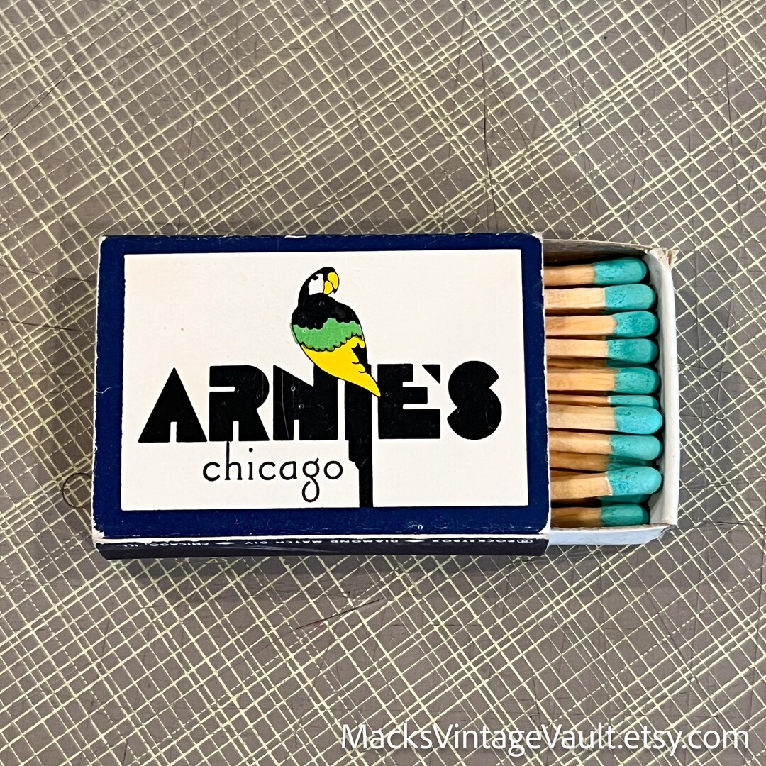 Arnie's, Chicago, Illinois - Vintage Chicago Matchbox - Vintage Bar ...