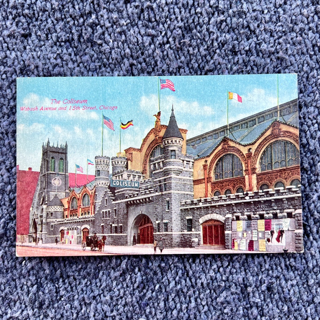 Vintage Chicago Postcard (used 1915) - the Coliseum, South Loop ...