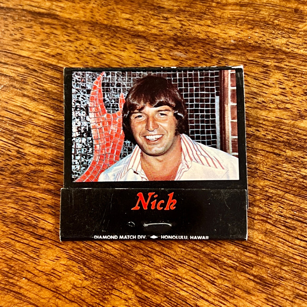 Vintage Hawaiian Matchbook - Restaurant Bar Matches - Waikiki, Honolulu ...