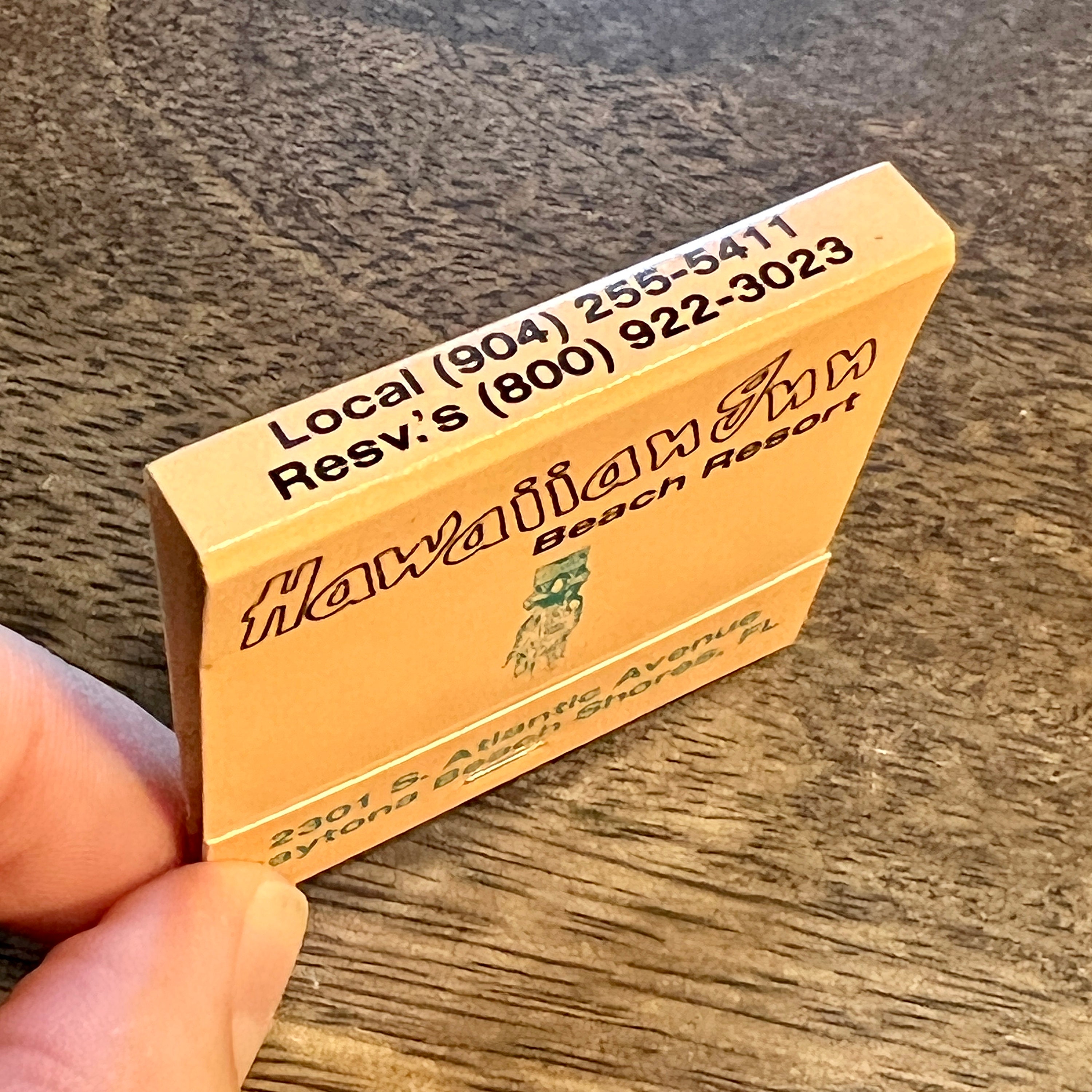 Vintage Florida Matchbook - Vintage Motel Matches - Hawaiian Inn Beach ...