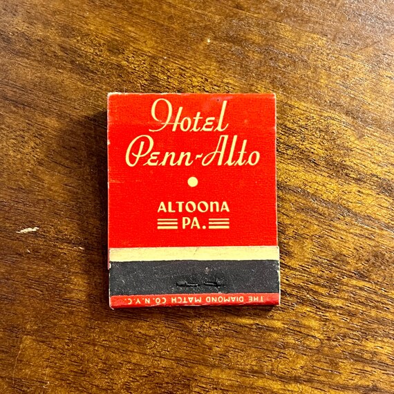Vintage Pennsylvania Matchbook Vintage Motel Matches Hotel - Etsy