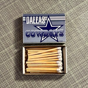DALLAS COWBOYS - Vintage NFL Football Matchbox - Vintage Matches ...