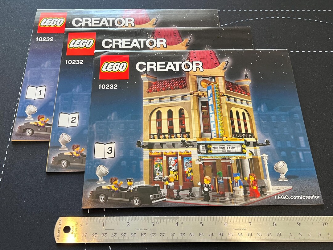 LEGO Palace Cinema, Used Building Instruction Booklets (3), LEGO ...