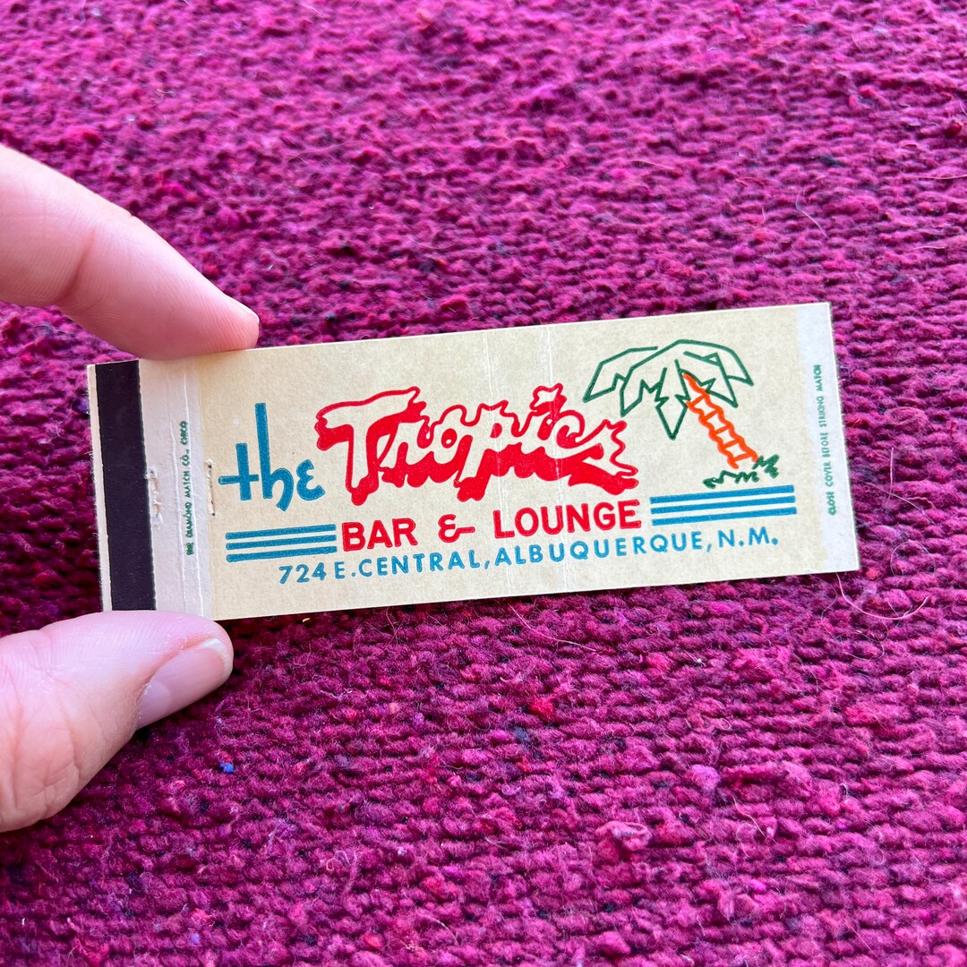 Vintage Tiki Bar Matchbook (flat/empty) - Vintage Bar Matches - the ...