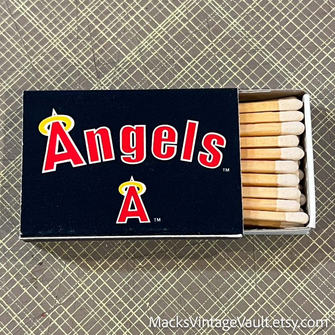 California Angels - Vintage MLB Baseball Matchbox - Vintage Matches ...