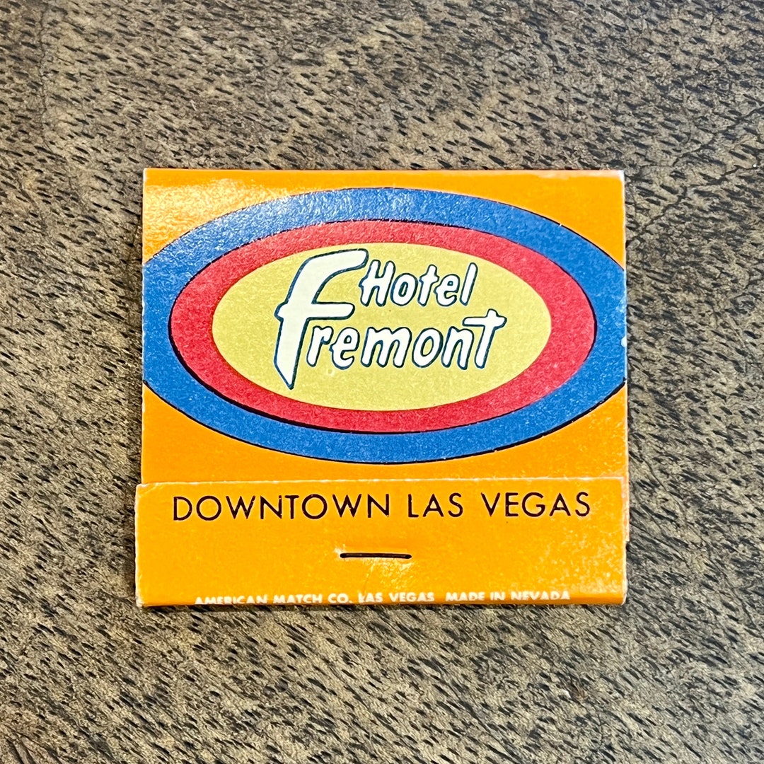 Vintage Las Vegas Matchbook - Vintage Hotel Matches - Hotel Fremont ...