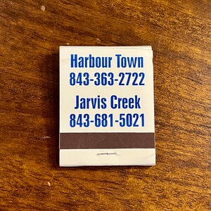 Vintage South Carolina Matchbox vintage Restaurant Matches Antique ...
