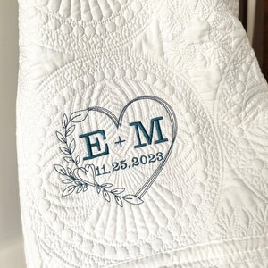 Wedding Gift Blanket Personalized Wedding Throw Monogrammed Wedding ...