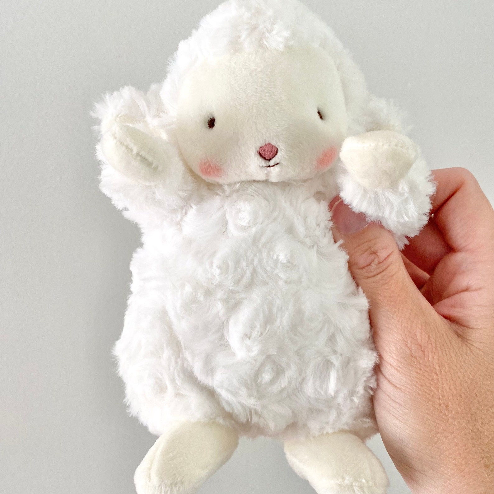 Custom Baby Gift Set Quilt Gift Lamb Gift Baptism Present Baby Shower ...
